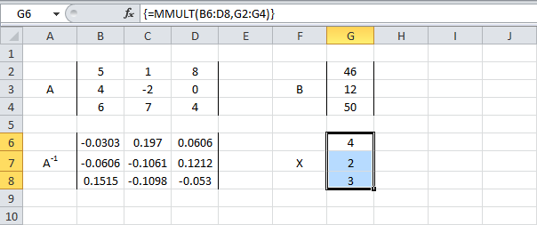 mmult formula | Microsoft Office Templates