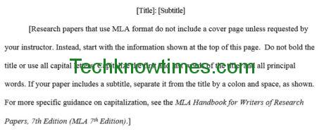MLA Outline Template in MS Word | Microsoft Office Templates